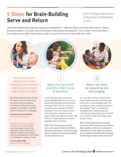Serve and Return Guide (Harvard Center on the Developing Child ...